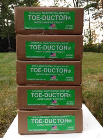 Toe Ductor Floor Vent Kit Contractor Value 5 Pack - Unassembled - Toe ...