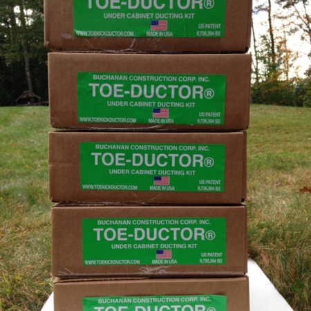 Toe Ductor Floor Vent Kit Contractor Value 5 Pack - Unassembled - Toe ...