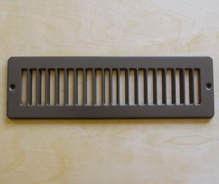 Brown Register Plate - Toe Kick Ductor